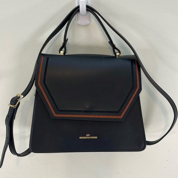 Roberta Rossi | Bags | Roberta Rossi Made In Italy Leather Flap Bag ...